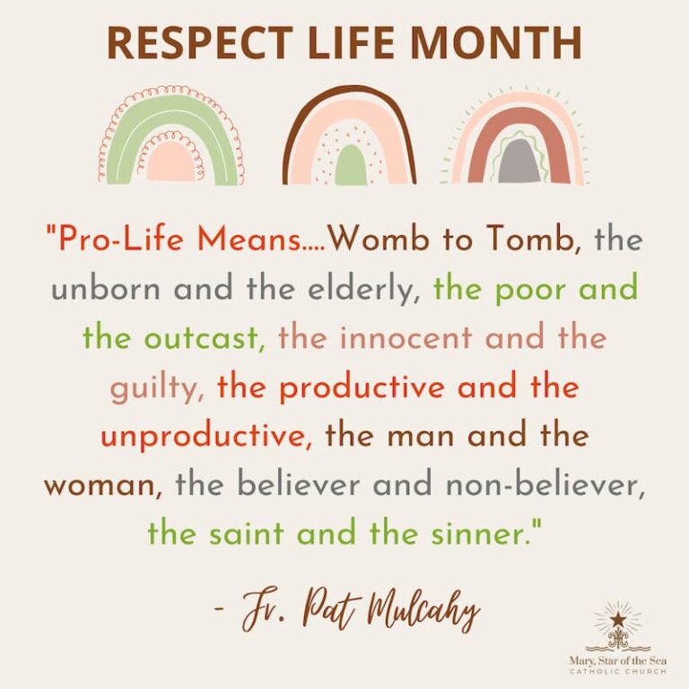Respect Life Month – Mary, Star of the Sea